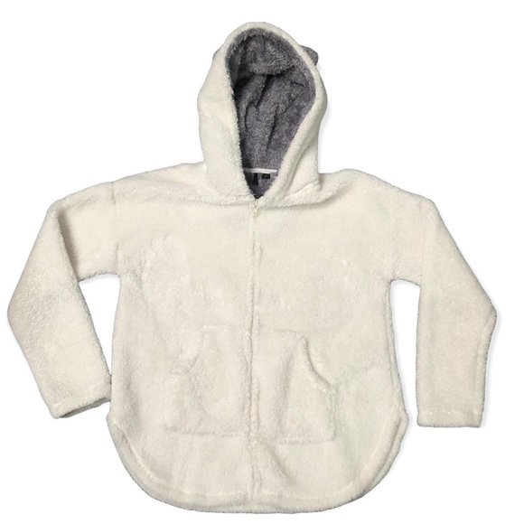 Kensie | Intimates & Sleepwear | Kensie Cozy Fuzzy Hooded Jacket Sm ...